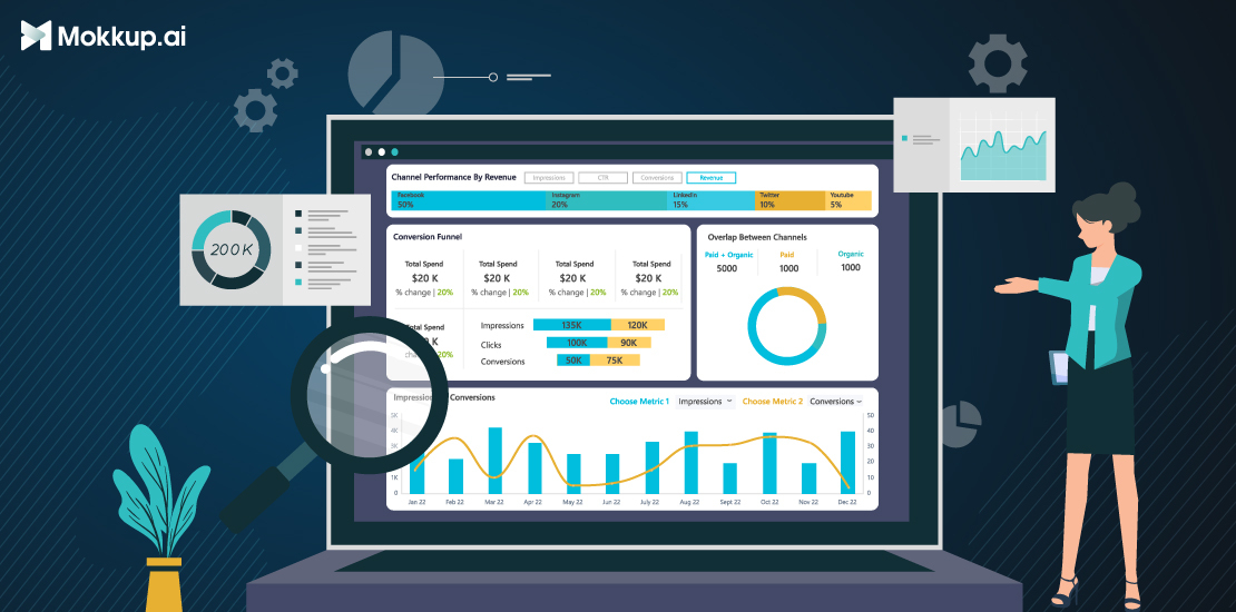 Guide to Creating User-Friendly Dashboards Using Mokkup.ai | Mokkup.ai